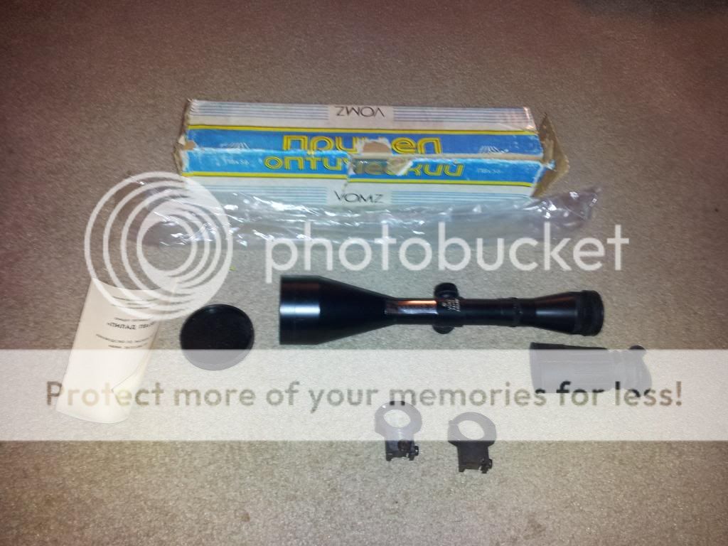 Russian Scopes 2 different types. Civilian type but work on | AK Rifles