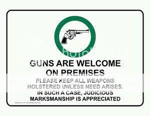Cool Welcome Sign. Gun's Welcome - AR15.COM