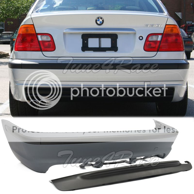 For 99-05 BMW E46 3-Series Sedan 4Dr M-Tech II P.P. Rear Bumper ...