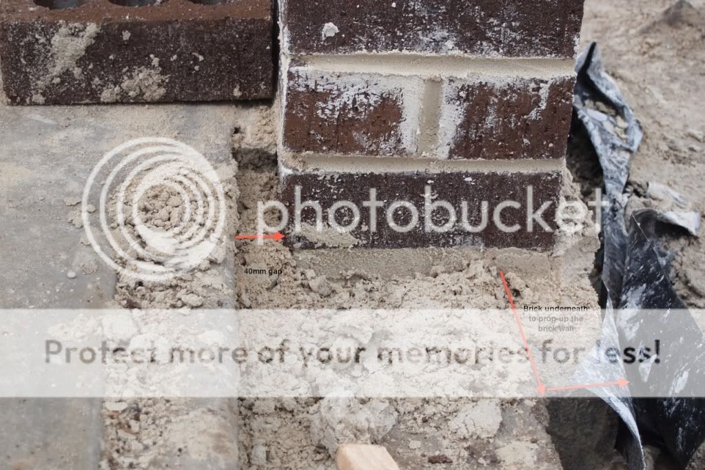 90% of house perimeter brick wall overhang by more than 30mm • Home ...